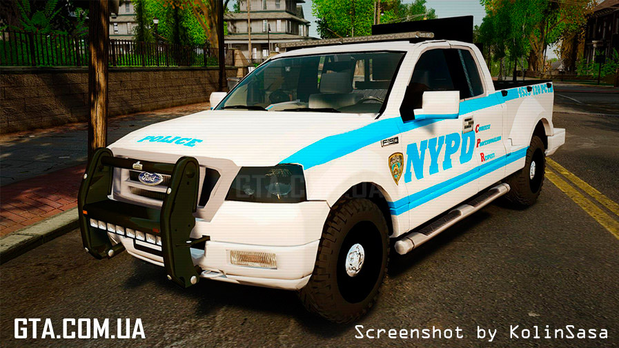 Ford F-150 v3.3 [ELS/EPM] NYPD Paintjob скачать для GTA 4